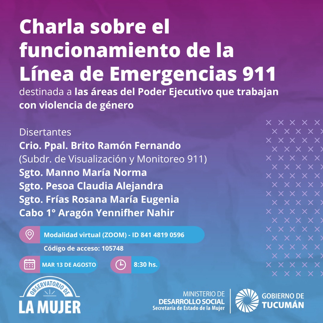Charla Informativa sobre el Funcionamiento de la Línea de Emergencias ...